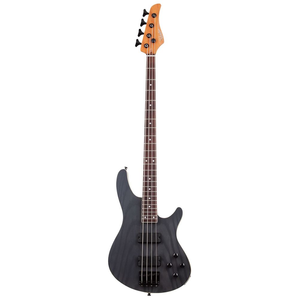 SCHECTER C-4 STANDARD 4 STRING ELECTRIC BASS GUITAR - CHARCOAL SATIN ...